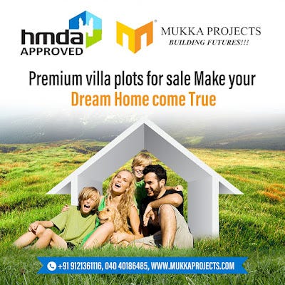Premium villa plots for sale Make your Dream Home come True | by mukka ...