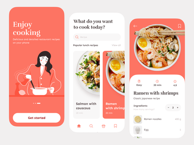 Food Recipe Flutter Application. 18IT055: SGP-7th Semester | by Happy ...