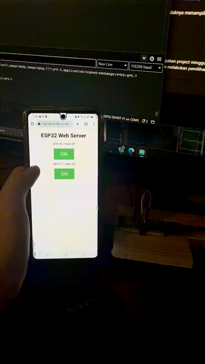Project 8: ESP32 Web Server. Pada proyek kali ini, kita akan mencoba ...