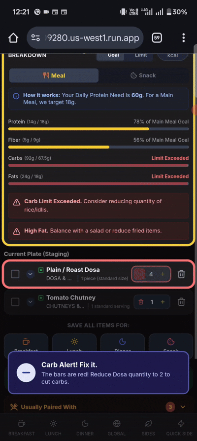 Vibe Coding a Nutritionist: Building a Smart Indian Meal Planner with ...