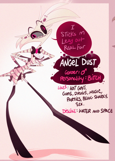 Exploring Angel Dust’s Gay and Sex Worker Stereotypes | by Gale Malio ...