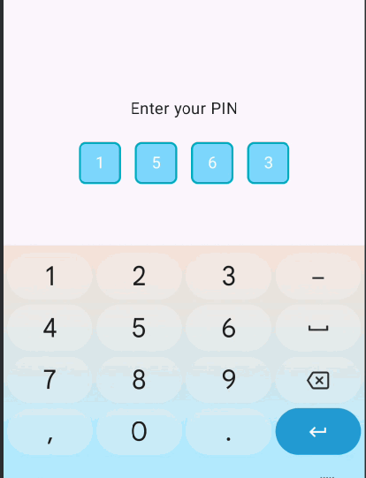 Creating a Colorful PIN Input View in Jetpack Compose | by Kaito and ...