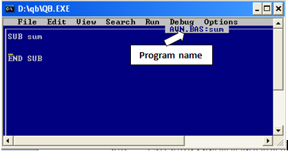 SUB Procedure in QBASIC for class 10 and SEE - Gpjhiman - Medium
