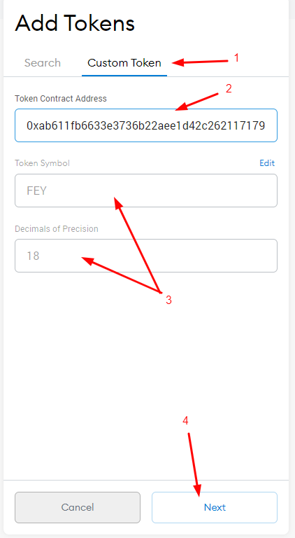 How to View Your Feyorra (FEY) Tokens in Metamask | by Feyorra | Medium