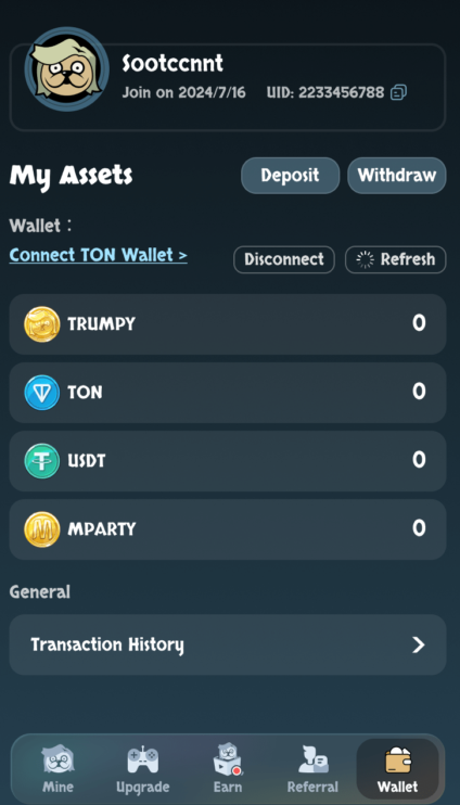TON Meme Party Wallet Usage Guide | by TON Meme Party | Aug, 2024 | Medium