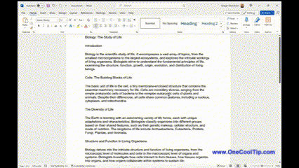 How to Use Microsoft Word’s Researcher Feature | by www.OneCoolTip.com ...