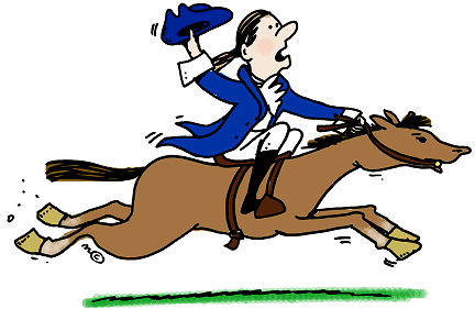 The Midnight Ride of Paul Revere. Historical look from Moses Pierce’s ...