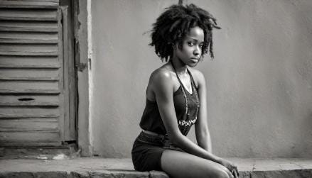 Broken-hearted girl. I’d love you if I could I really wanted… | by salama | Medium