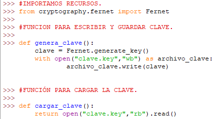 ENCRIPTAR Y DESENCRIPTAR DATOS EN PYTHON, CON «cryptography». | by ...