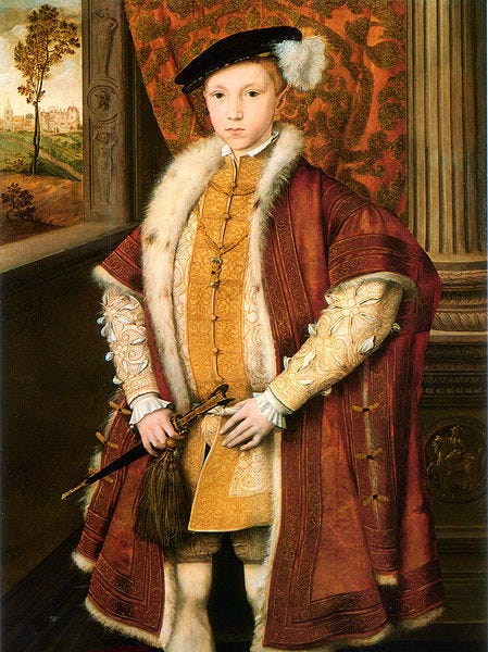 The Short Life Of King Edward VI. Heads had rolled as his father King ...