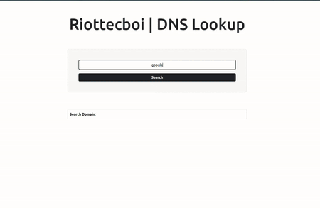 DNS Lookup Web Application. A web application built using FastAPI… | by ...