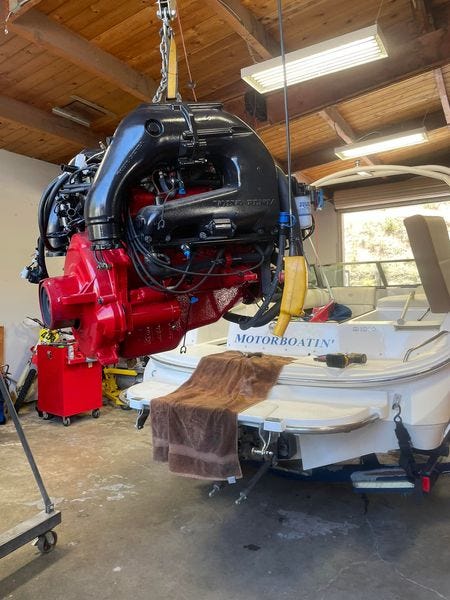 Cobalt New Transom Shield - Berryessa Boat - Medium