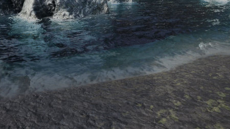 Water shader update #01 — Shore edge fade with pixel depth offset ...