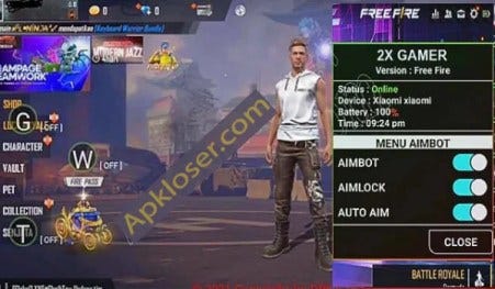 2X Gamer Injector Apk v1 (Free Fire OB44 Headshot) Download | by ...