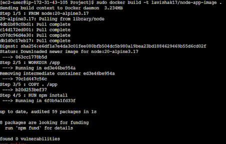 Running Node Application in Docker Containers using Dockerfile & Git | by Kapoorlavisha | Medium