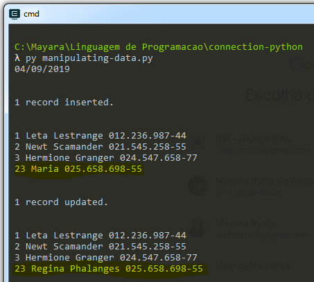 Python — MySQL Connection. MySQL Database Connection | by Mayara Rysia ...