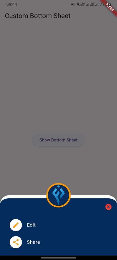 How to design Custom ModalBottomSheet in Flutter | CodeX