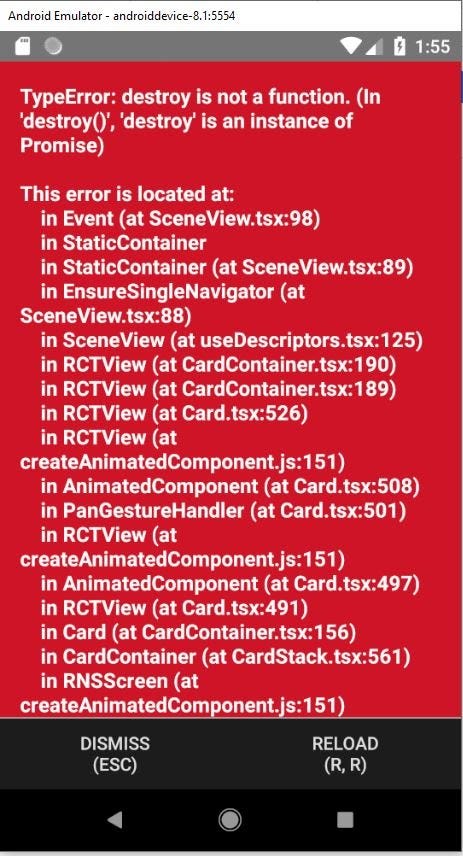 React — Uncaught TypeError: destroy is not a function | by Aryan Mittal ...