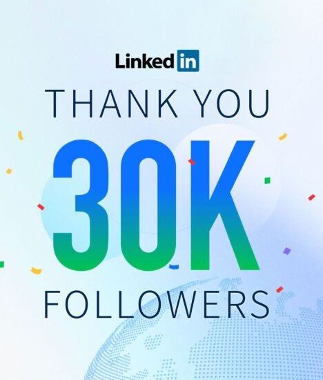 30 000 followers in LinkedIn. How I Grew to 30,000 LinkedIn Followers ...