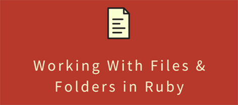 File Handling in Ruby. It is a way of processing a file such… | by ...