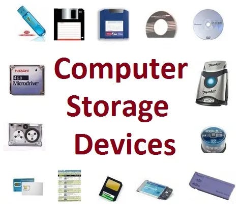 Storage Devices: Types, Examples, Functions, and Uses!! | by ...