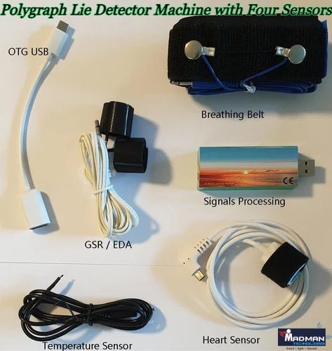 Polygraph Lie Detector Machine with Four Sensors | by Shruti Khare | Medium