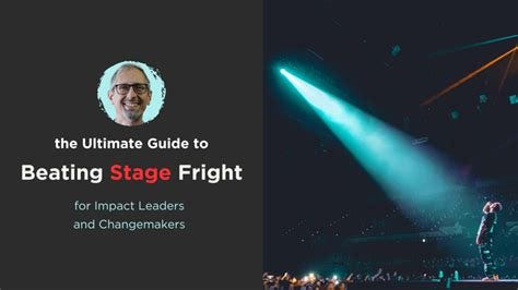 Embrace the Spotlight: A Practical Guide to Beating Stage Fright | by ...