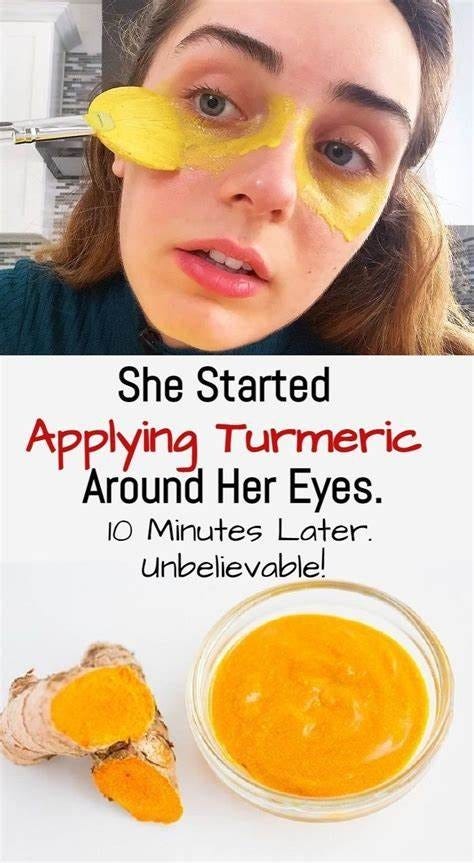 Apply Turmeric Under Your Eyes For This Reason ! - Romee Jansen - Medium