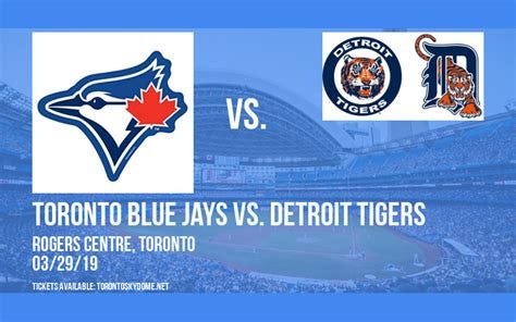 Top Toronto Blue Jays vs Detroit Tigers Tickets: Best Seats & Deals ...