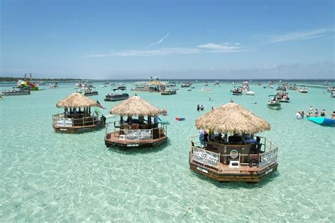 5 Best Famous & Original Destin Tikis 3-Hour Crab Island Sandbar ...