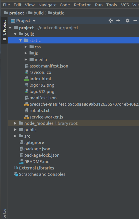 How does the Production Build of React app use Caching to improve ...