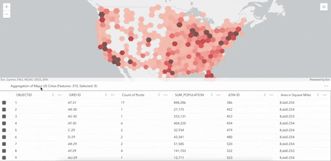 ArcGIS JS API ver. 4.x | View Related Features in Feature Table Widget ...