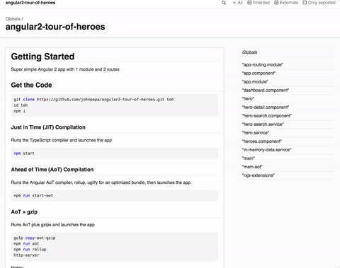 Generating Documentation for Angular 2 apps and NativeScript | by ...