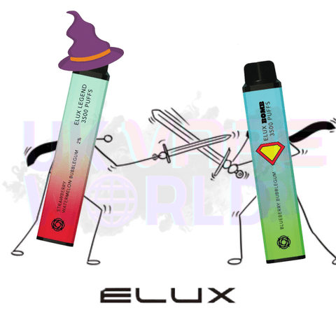 Elux Legend 3500 Puffs Vs Elux Bomb 3500puffs | by Worldukvape | Medium