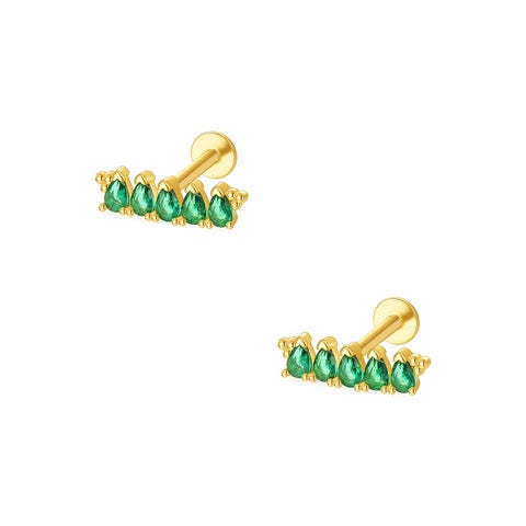 Flat Back Earrings: The Perfect Fusion of Style and Practicality | by ...