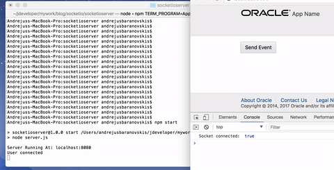 Socket.IO Integration with Oracle JET | by Andrej Baranovskij | Oracle Developers | Medium