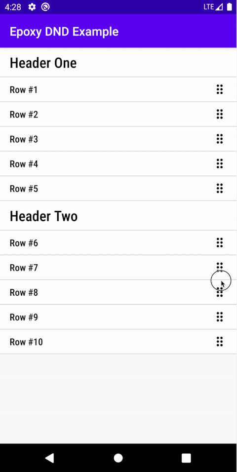 Implementing a handle drag-and-drop with Epoxy on Android. | Medium