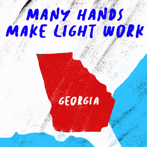 Turning Georgia Blue. by Isabella Zollner | by Matthew's Place ...