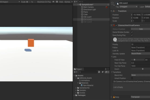 Day 97: How to switch between cameras in Cinemachine with Unity and using C# script | by Jon ...