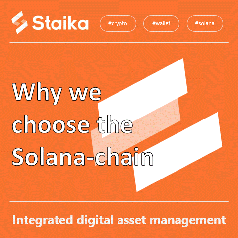 Why we choose the solana-chain. We focus on What is the value that will ...