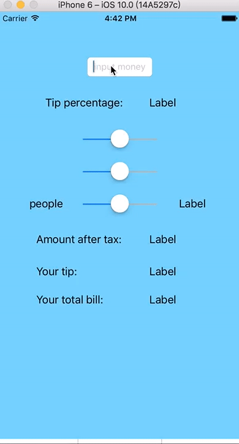 Tip calculator App. github：https://github.com/blue52/Tip-cal… | by Sky ...