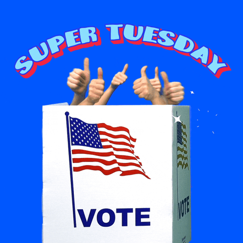 Happy Super Tuesday! Use These GOTV GIFs On Your Way to the Polls | by ...