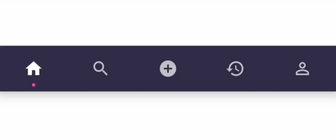 Add an animated indicator to your BottomNavigationView | by Patrick ...