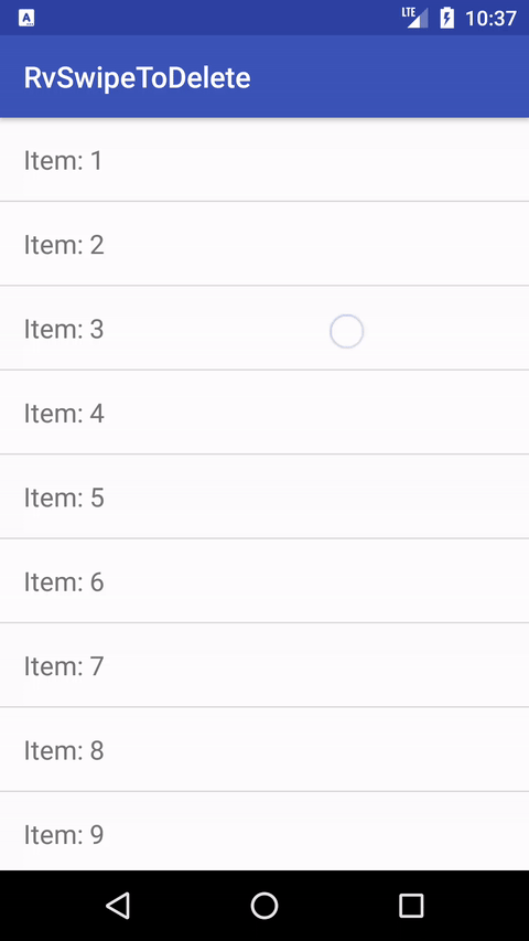 RecyclerView swipe to delete easier than you thought | by Marcin Kitowicz | Medium