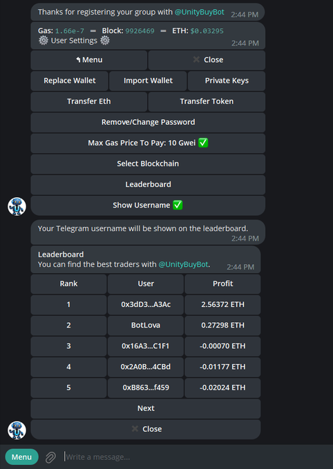 UnityBot Update: New Features! — Oct 25/23 - Unitybot - Medium