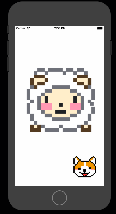 ios加分作業 — 用 view 拼湊漂亮的圖案. A sheep and a shiba… | by Reia Min | 海大 SwiftUI iOS / Flutter App 程式設計 ...