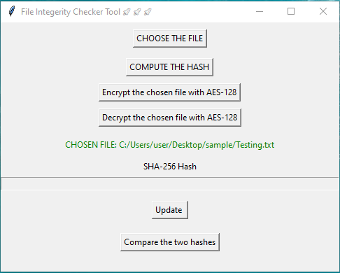 Ensuring Data Integrity: Introducing a Friendly GUI Python File Integrity Checker tool using ...