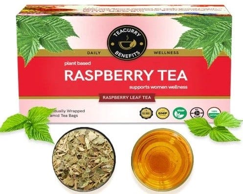 Teacurry Raspberry Leaf Tea. Raspberry leaf tea is a herbal tea red ...