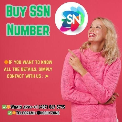 What is the process for obtaining a new Social Security … | by Buy SSN ...