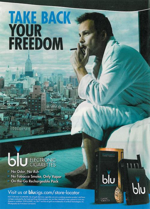 Vaping: A narrative for freedom?. “Take back your freedom.” Stephen ...